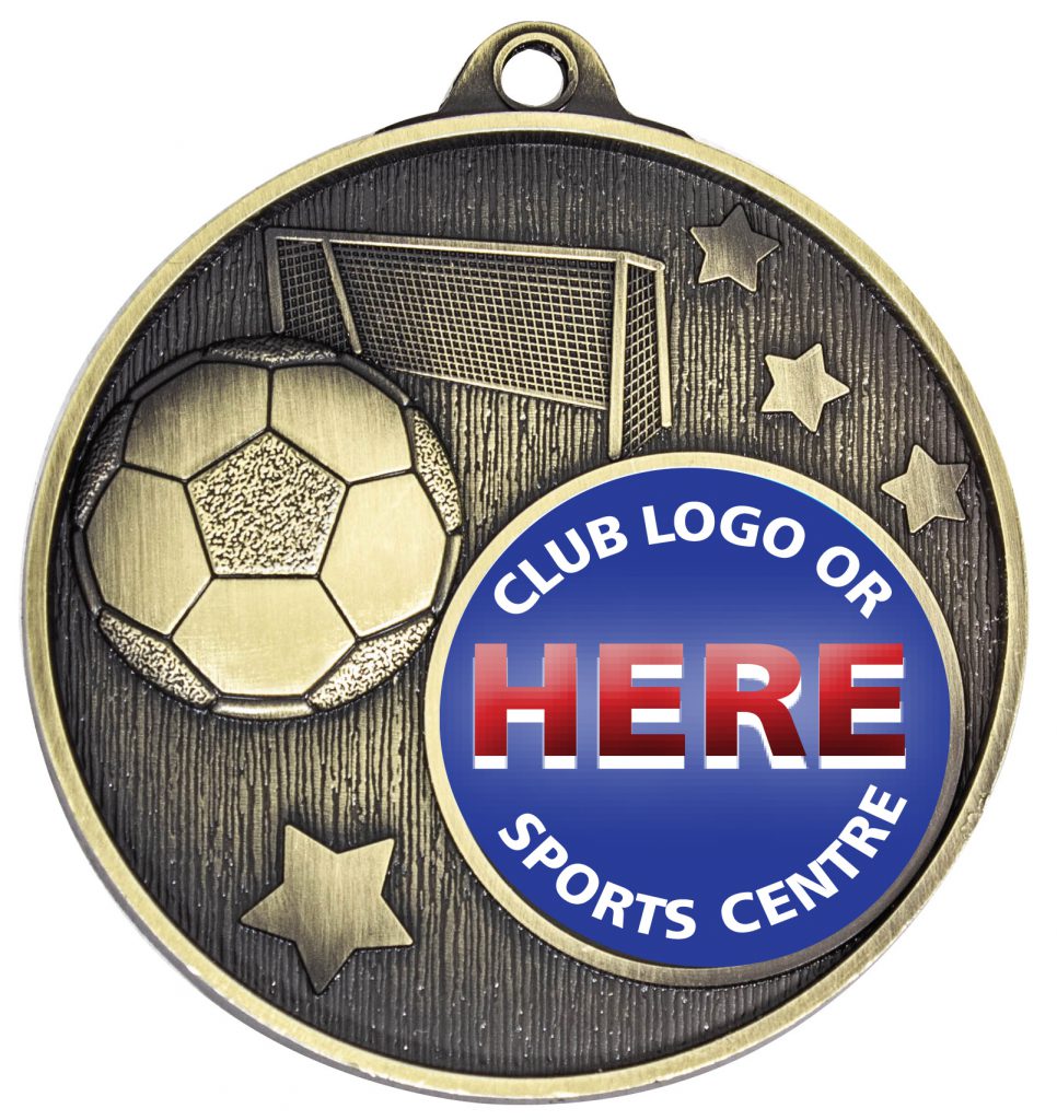Club Football-Soccer Logo Medal - Awards Warehouse